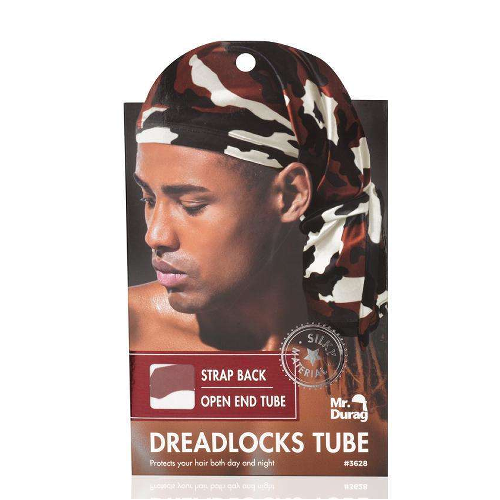 Mr. Durag Dreadlocks Tube with Strap Camouflage Assorted Patterns by A ...